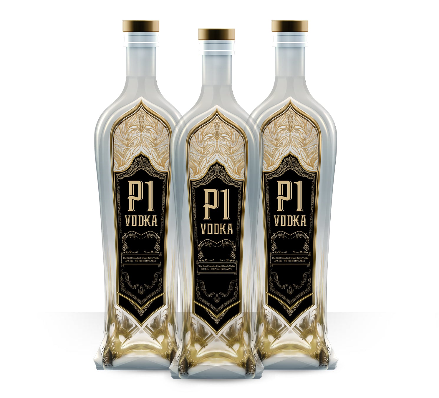 P1 Vodka (750ML) Bundle (3)